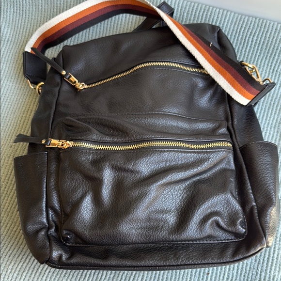 MMS Design Studio | Bags | Mms Design Studio Black Backpack With ...